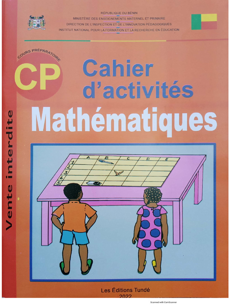 Cahier d'Activités Math CP | PDF