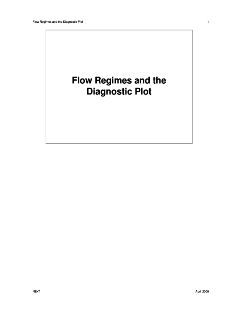 Flow Regimes and Diagnostic Plot Guide | PDF | Petroleum Reservoir ...