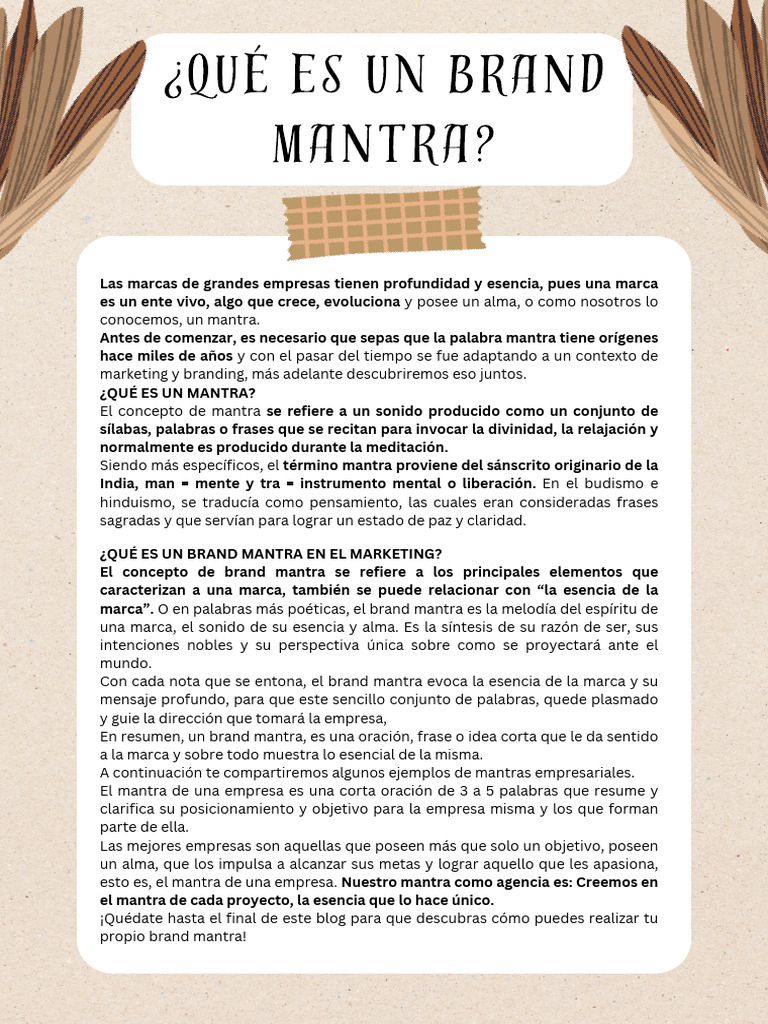 ¿QUE ES UN MANTRa | PDF | Mantra | Esencia