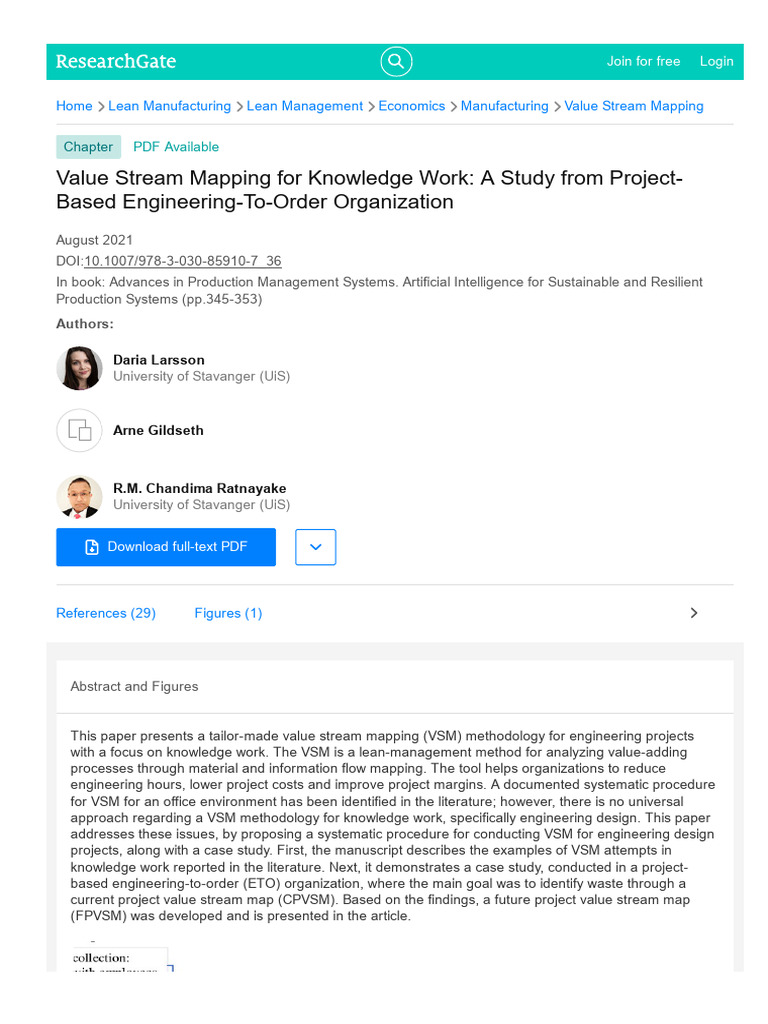 Www-Researchgate-Net-Publication-354306611 Value Stream Mapping For ...