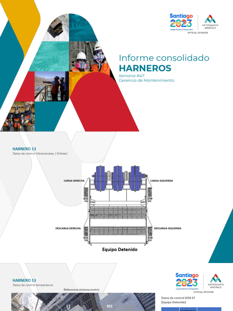 2023 - Sem47 Informe Harneros | PDF | Eje | Rodamiento (Mecánico)