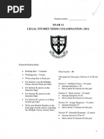 Legal Studies Past Paper HSC | PDF