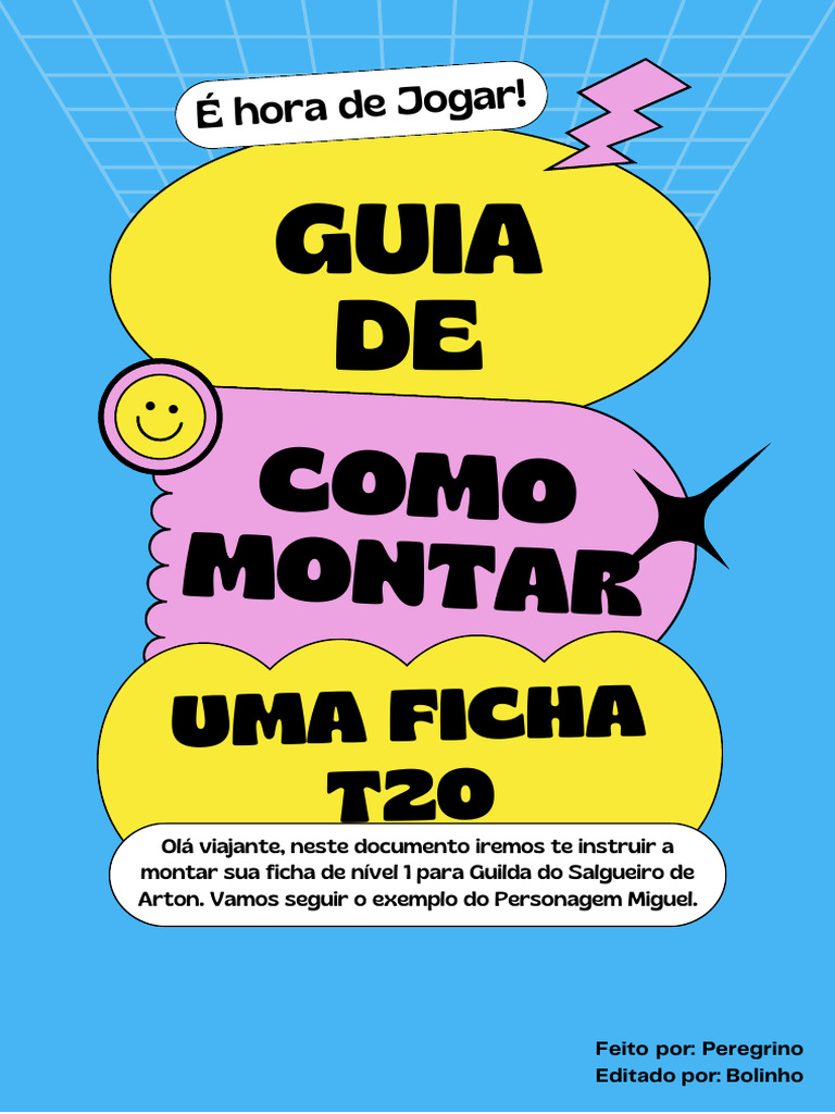Guia de Como Fazer Uma Ficha T20 PDF | PDF
