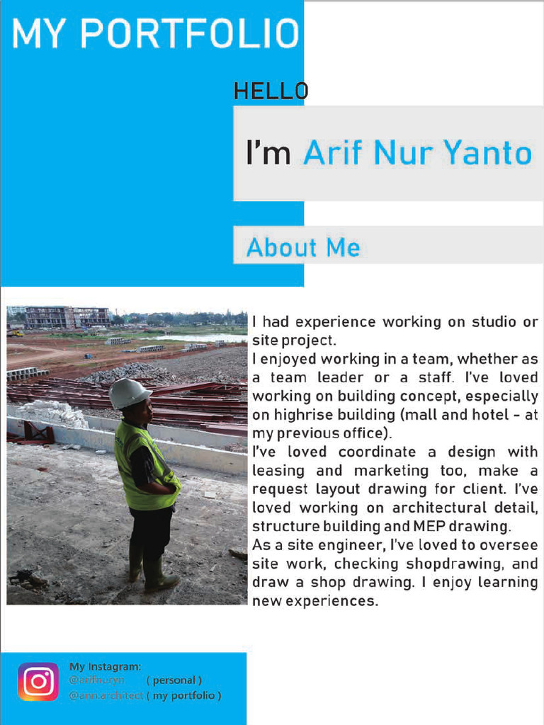 Portfolio - Arif Nur Yanto | PDF