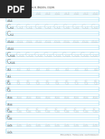 Caligrafia Letra Bastão PDF | PDF