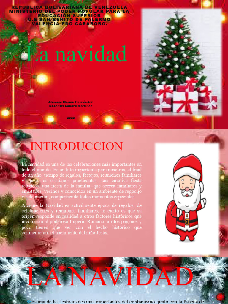 Historia y Tradiciones de Navidad | PDF | Navidad | Nochebuena
