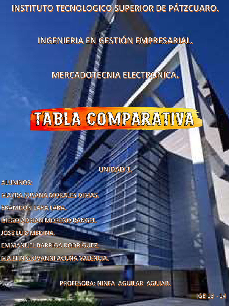 Tabla Comparativa Tecnologías de Integración | PDF | Informática | Business