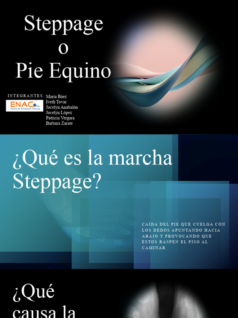 Causas y tratamiento de marcha Steppage | PDF