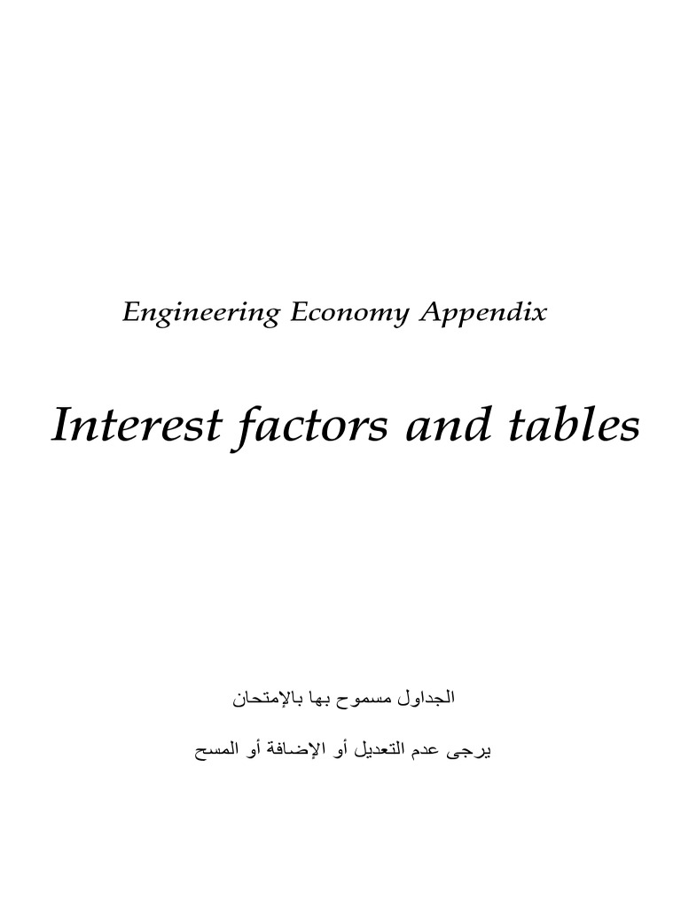 Tables | PDF | Interest | Compound Interest