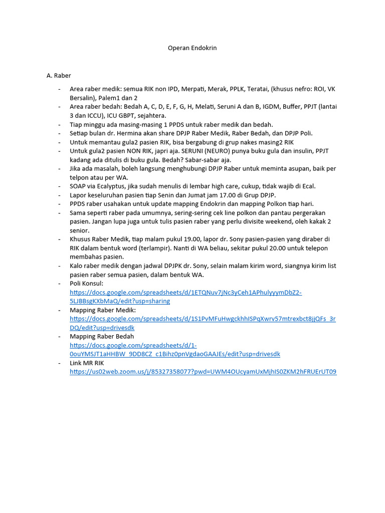 Panduan Operan Endokrin Terbaru | PDF