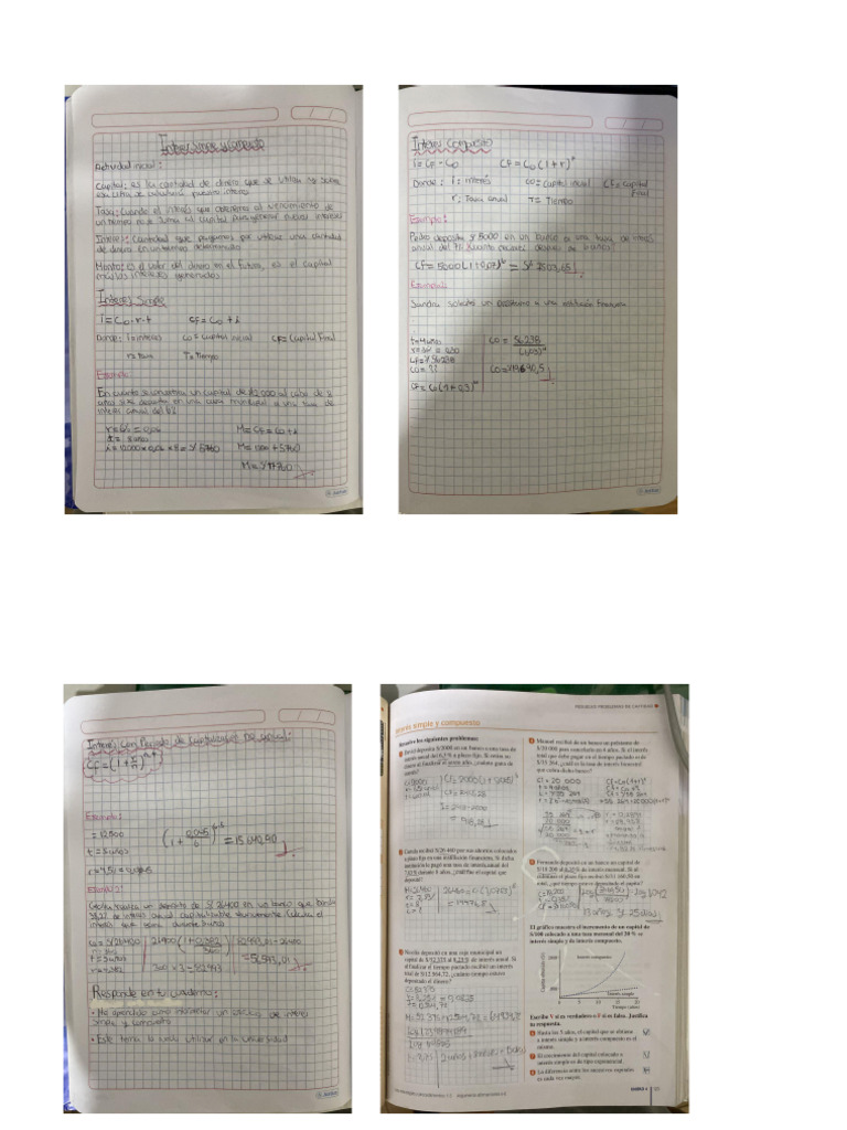 Interes Simple y Compuesto | PDF