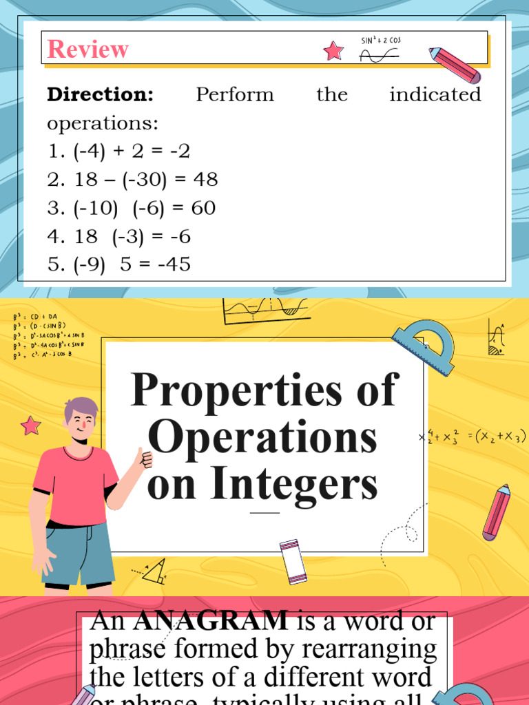 Properties of Integers DEMO 1st Quarter | PDF | Multiplication ...