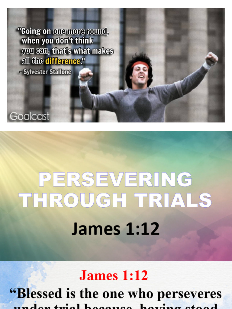 Persevering Through Trials | PDF | Jesus | Paul The Apostle