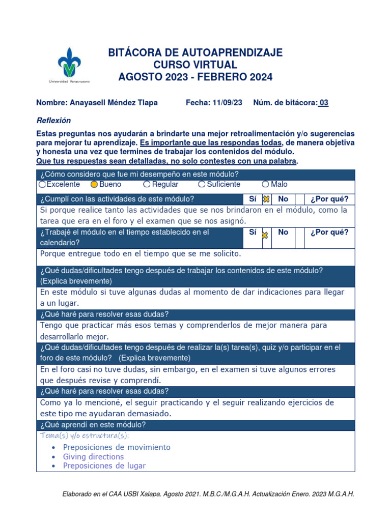 BM3 AnayasellMéndez | PDF | Aprendizaje | Cognición