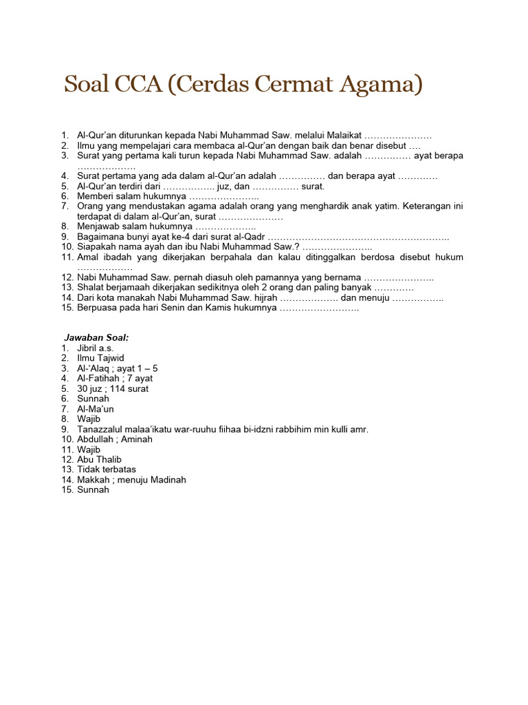 Soal LCC | PDF