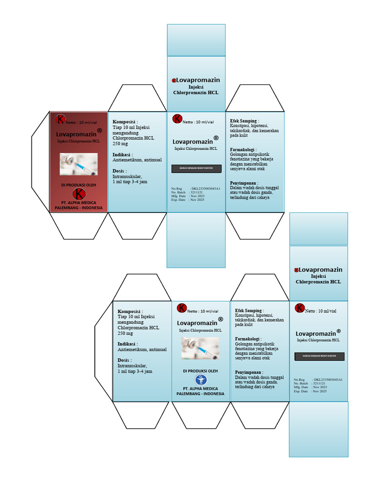 Desain Kotak Vial | PDF