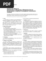 ASTM E360-96: Chemical Analysis Methods | PDF | Magnesium | Sulfuric Acid