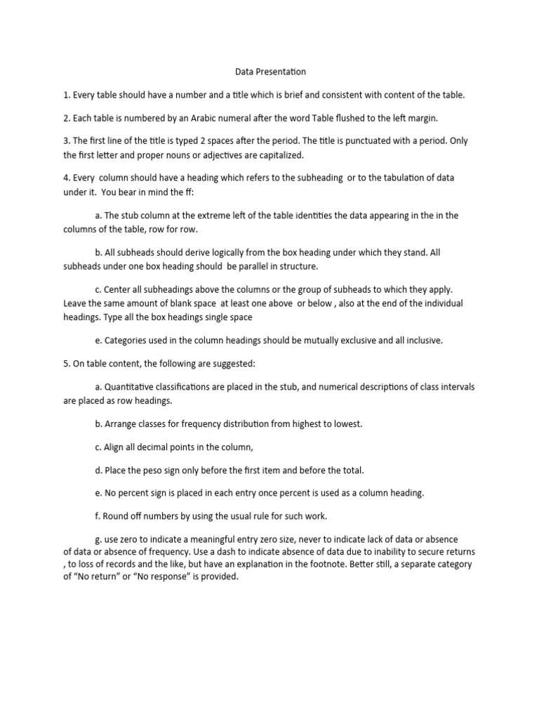 Data Presentation | PDF | Linguistics | Grammar