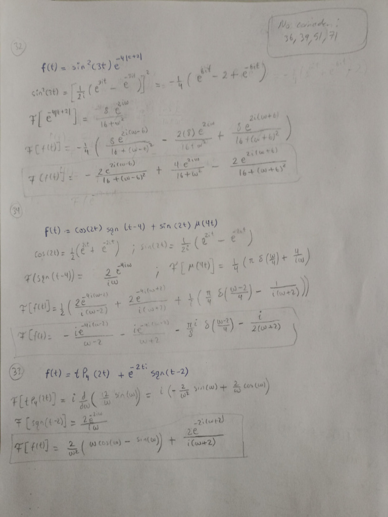 Practica Resuelta Transformada Integrales | PDF Practica Resuelta Transformada Integrales | PDF