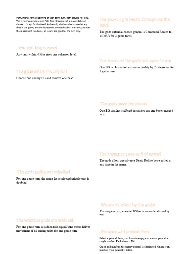 Fate Cards 2 | PDF | Military Technology | Military Science