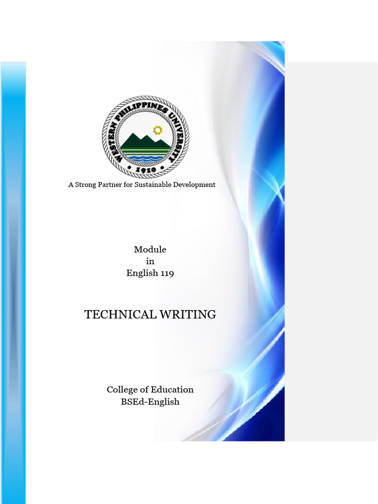 Technical Writing Module 1 | PDF | Writing | Jargon