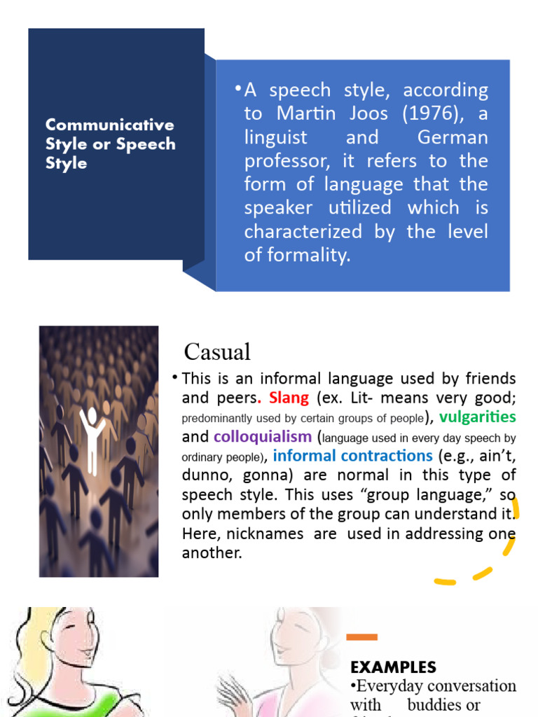 Types of Communicative Styles Explained | PDF | Rituals | Linguistics