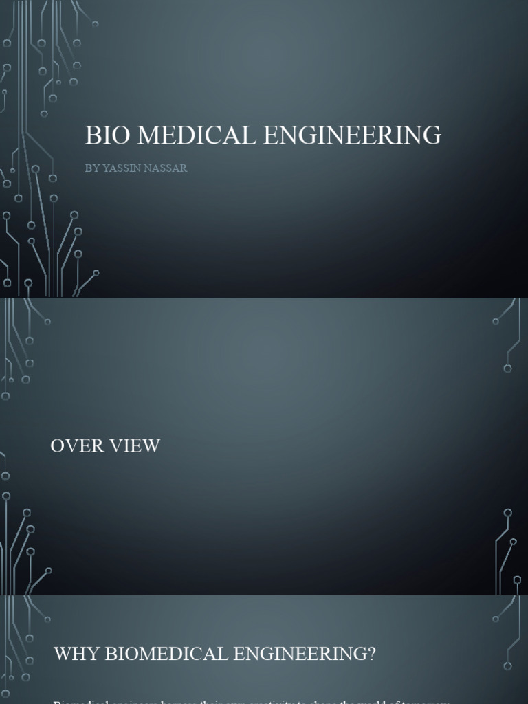 Bio Medical Engineering | PDF | Biomedical Engineering | Engineering