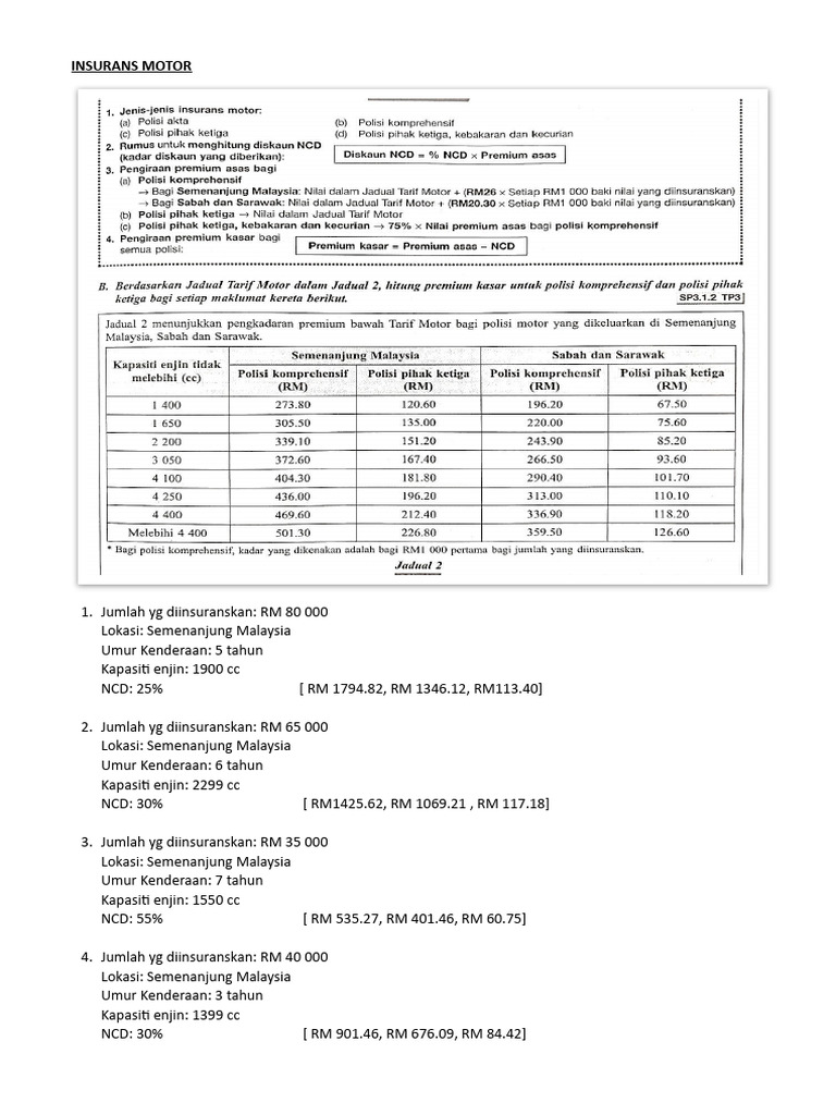 INSURANS MOTOR - Ogif | PDF