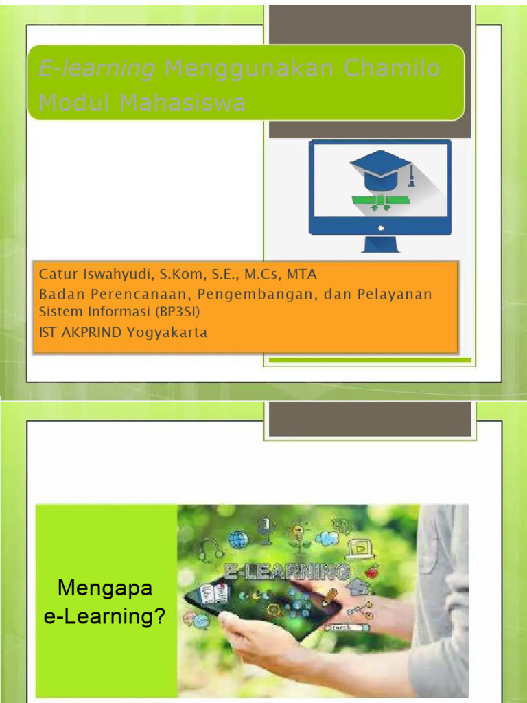 PDF Panduan Elearning Menggunakan Chamilo Untuk Mahasiswa PDF | PDF