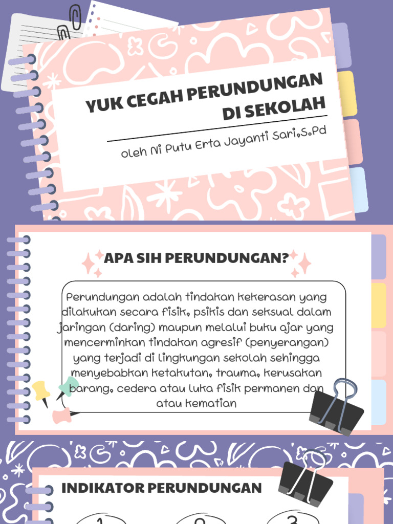 Yuk Cegah Perundungan Di Sekolah | PDF