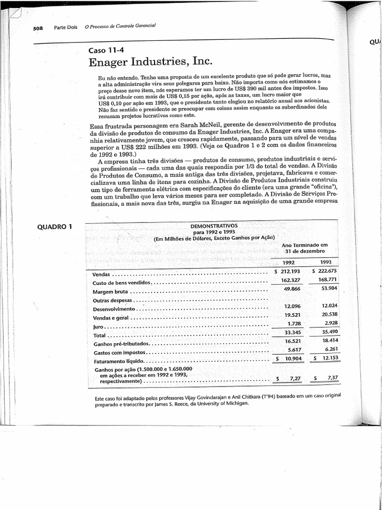 Caso Enager | PDF