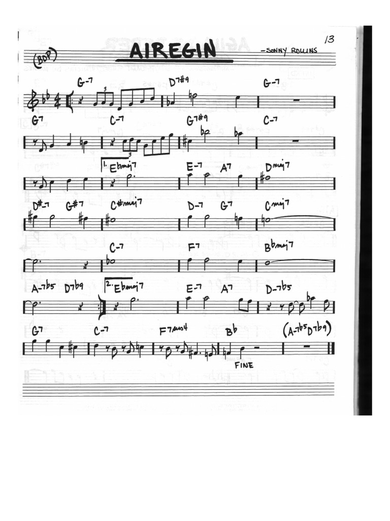 Airegin - BB | PDF