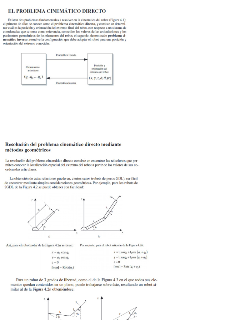Cinematica Directa v02 | PDF