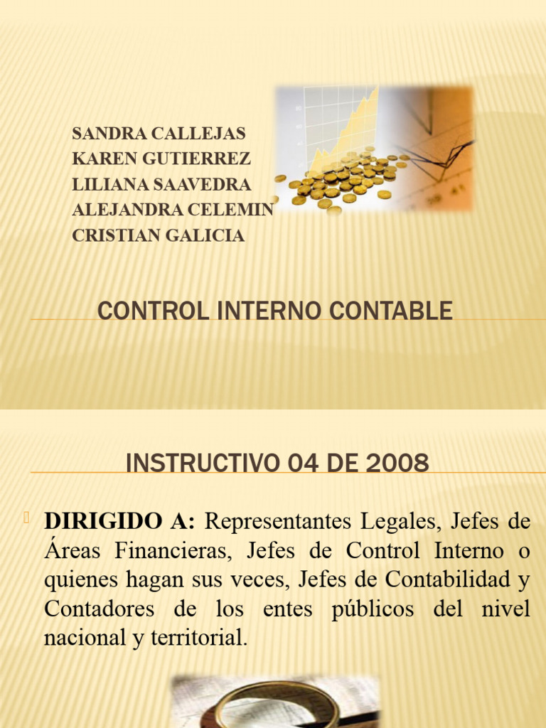 Control Interno Contable | PDF | Contabilidad | Contador