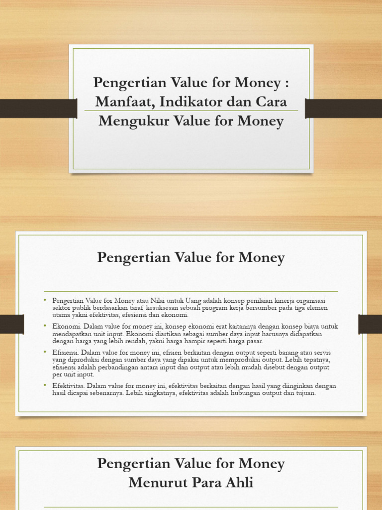 3.konsep & Teori - VFM | PDF