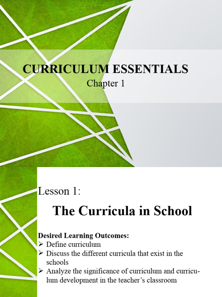 Curriculum | PDF | Curriculum | Learning