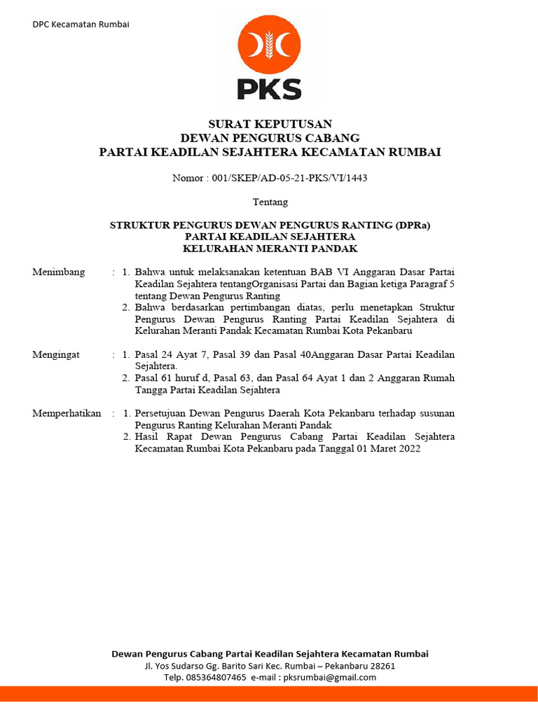 SK Dpra Meranti Pandak | PDF