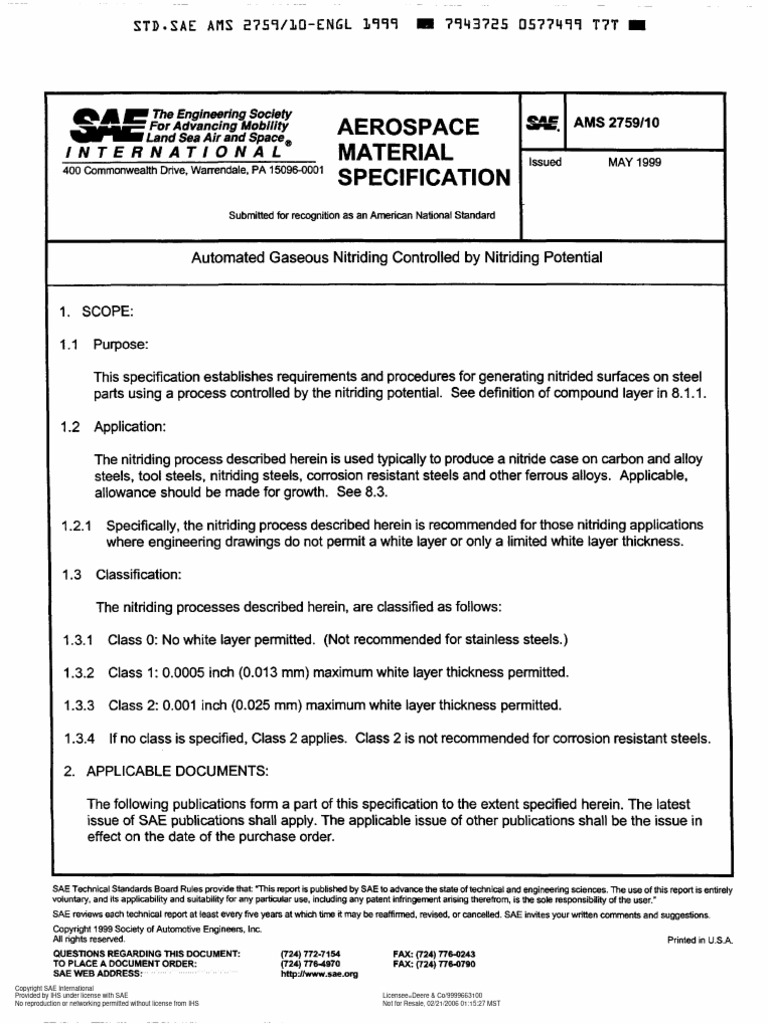 Automated Gaseous Nitriding Controlled by Nitriding Potential | PDF ...