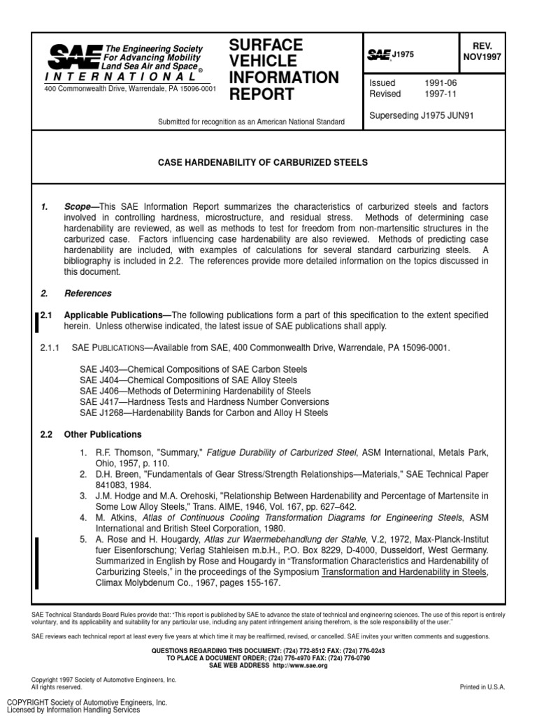 Case Hardenability of Carburized Steels | PDF | Steel | Fatigue (Material)