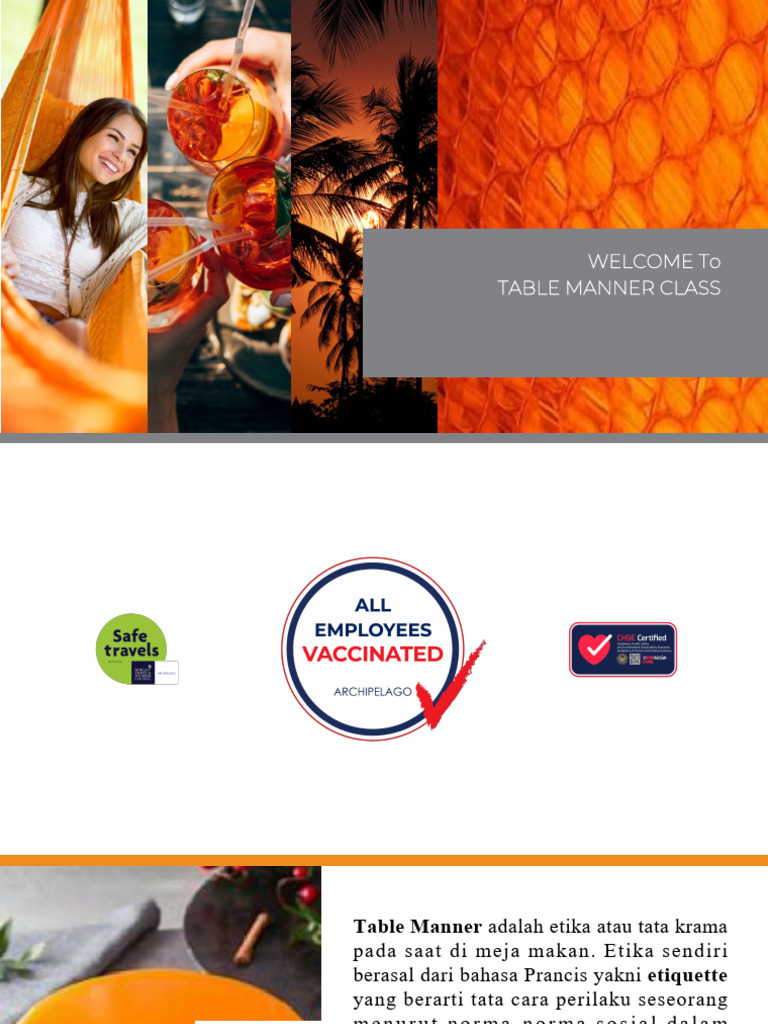 Materi Table Manner | PDF