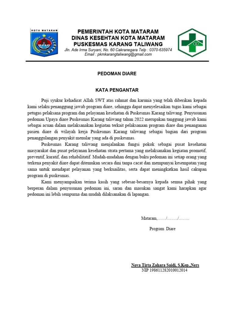 Pedoman Diare | PDF