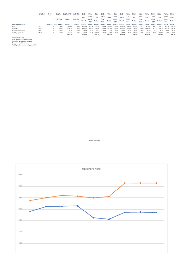 Stock Analysis: Tesla, Ferrari, Rivian, Mobileye | PDF | Land Vehicles ...