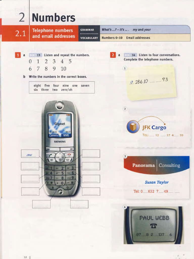 Business English II. Unit 2 - Numbers | PDF