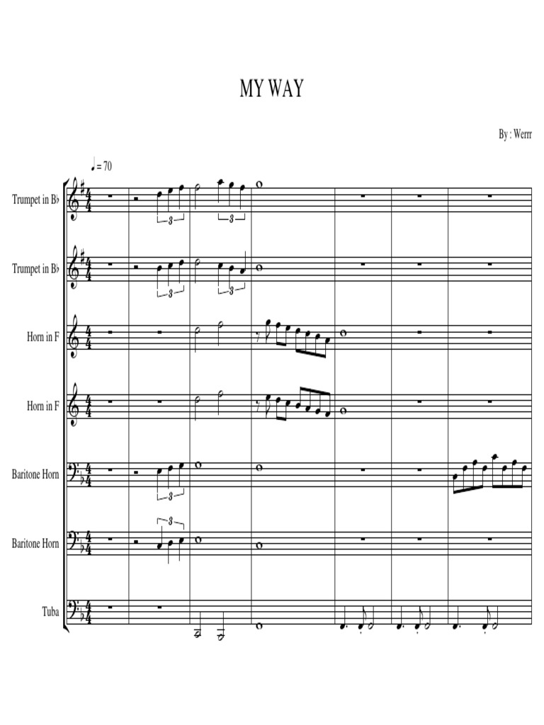 My Way | PDF | European Musical Instruments | Music Production