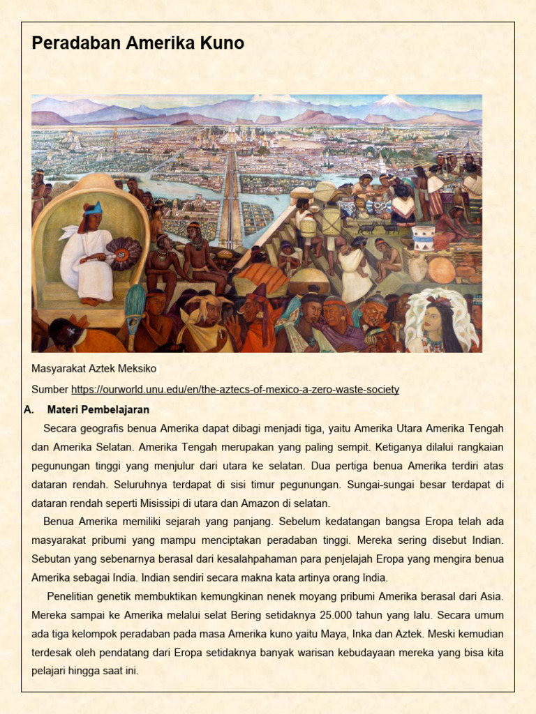 Peradaban Kuno Amerika: Maya, Aztek, Inka | PDF | Agama & Spiritualitas