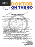 Normal Chest X-Ray Report | PDF