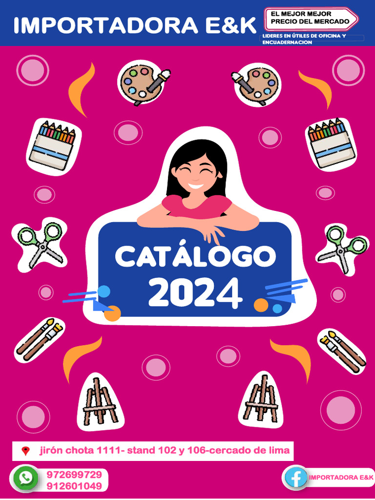 Catalogo 2024 Actualizado (1) 2024.. | PDF | Diseño gráfico | Tecnicas artisticas