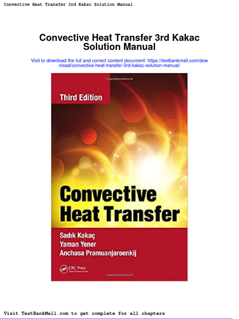 Convective Heat Transfer Guide | PDF