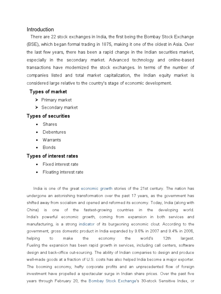 Stock Market | PDF | Financial Crisis Of 2007–2008 | Stock Market