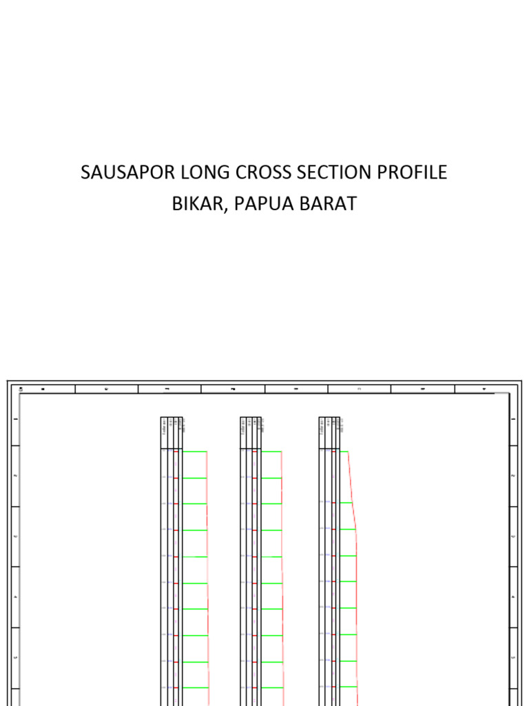 Sausapor Long Cross Section Profile | PDF